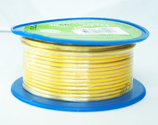 3MM 1.13mm² Single Core Cable Yellow - ELECTRA